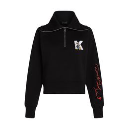 K by KARL LAGERFELD Karl Lagerfeld Sweatshirt 'Disney x Karl Lagerfeld' Damen Gr&ouml;&szlig;e XXL blau / rot / schwarz / wei&szlig;