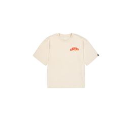 Alpha Industries T-Shirt 'Hawaii Aloha' Herren Größe L hellblau / braun / orange / naturweiß