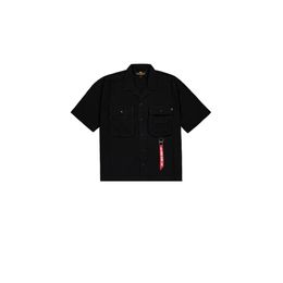Alpha Industries Button Up Shirt 'Aloha' male Black size XXL