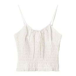 Bershka Top Damen Gr&ouml;&szlig;e S wei&szlig;
