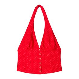 Bershka Top female Red size M