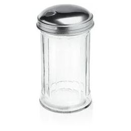 42x Streuer American Style 13,5 cm, 300 ml Zuckerstreuer groß Edelstahl Glas