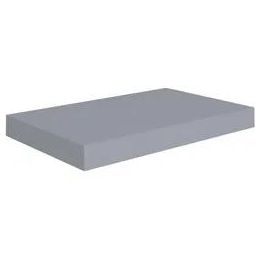 vidaXL Schweberegal Grau 40x23x3,8 cm MDF
