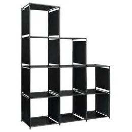 vidaXL Stufenregal 130×45×170 cm Stoff