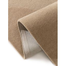 benuta Pure Wollteppich Logan Beige 120x170 cm - Naturfaserteppich aus Wolle
