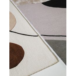 benuta Pure Wollteppich Kyoto Multicolor 120x170 cm - Naturfaserteppich aus Wolle