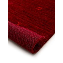 benuta Nest Wollteppich Jamal Rot 80x150 cm - Naturfaserteppich aus Wolle