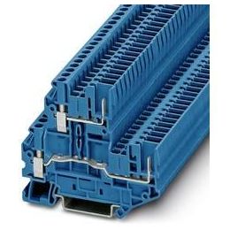 Phoenix Contact 3060364 Doppelstockklemme 5.2 mm Schrauben Blau 50 St.