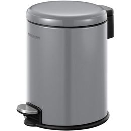 Fackelmann Pedal-Abfallsammler "Milano" in Grau - 3 l - 10% | Muelleimer