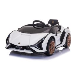 TPFLivingElektro-Kinderauto Lamborghini Sian wei&szlig;
