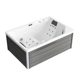 TroniTechnik&reg; Outdoor Whirlpool Spa GALERA 190cm x 130cm mit Heizung, Hydromassage, Farblicht