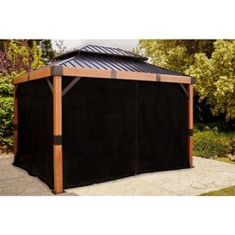 Sojag Pavillon Fontana 10x12 Vorhang-Set