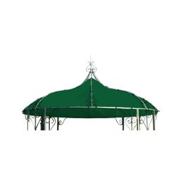 DEGAMO Ersatzdach f&uuml;r Pavillon BURMA, Polyester PVC-beschichtet dunkelgr&uuml;n