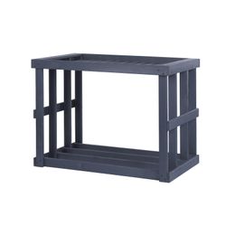 WESTMANN Holz Kaminholzregal Stephan Anthrazit 52x108x74 cm