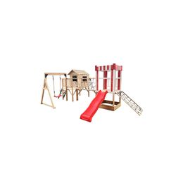 Home Deluxe Spielpark inkl. Schaukel und Rutsche WUNDERLAND Natur - 555 x 340 cm