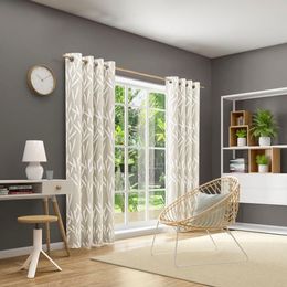 Neutex for you! Vorhang NEUTEX FOR YOU "Arosa Eco" Gr. 1, beige (leinen), B:146cm H:245cm, Baumwolle, Polyester, Gardinen
