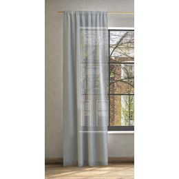 Neutex for you! Vorhang NEUTEX FOR YOU "Mara-ECO" Gr. 1, grau (hellgrau), B:144cm H:245cm, Jacquard, Polyester, Gardinen