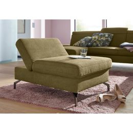 Sit & More Hocker SIT & MORE "Brisbane", gr&uuml;n (olive), B:77cm H:46cm T:112cm, Soft clean (98% Polyester, 2% Polyamid), Hocker, Polsterhocker Sitzhocker, Fu&szlig;h&ouml;he 15 cm, mit Federkern und Klappfunktion