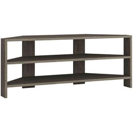 TV-Schrank DECORTIE "Thales TV Schrank", dunkler kaffee, B:110cm H:45cm T:36cm, Spanplatte, Schränke, Einfache Montage,Platzsparend