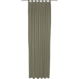 Vorhang WIRTH "Umea" Gr. 1, grau (dunkelgrau), B:132cm H:145cm, Jacquard, Polyester, Gardinen