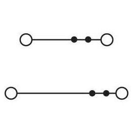 Phoenix Contact 3209609 Doppelstockklemme 5.2 mm Zugfeder Grau 50 St.