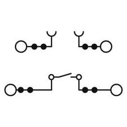 Phoenix Contact 3210405 Trennklemme 5.2 mm Zugfeder Grau 50 St.