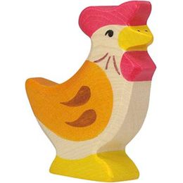 Holztiger Huhn, stehend