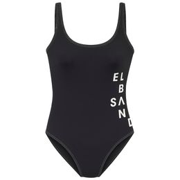 ELBSAND Badeanzug Damen Größe XL schwarz / weiß