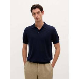 Scalpers Silk Polo Tricot ' ' Herren Gr&ouml;&szlig;e XL blau / navy