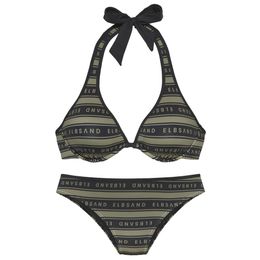 ELBSAND Bikini Damen Gr&ouml;&szlig;e M oliv / schwarz