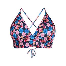 ZIZZI Bikinitop 'Caanne' Damen Gr&ouml;&szlig;e 90 blau / rosa / rot / schwarz