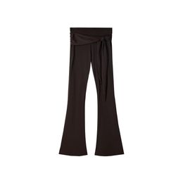 Bershka Hose Damen Gr&ouml;&szlig;e 34 kastanienbraun