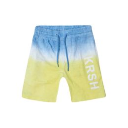 Koroshi Shorts Jungen Gr&ouml;&szlig;e 128 rauchblau / limone / wei&szlig;