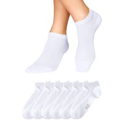 H.I.S. H.I.S Sneakersocken Damen Gr&ouml;&szlig;e 43/46 wei&szlig;