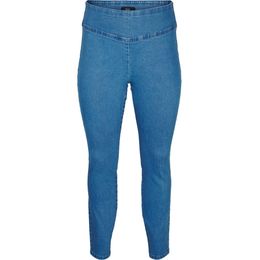 ZIZZI Jeggings Damen Gr&ouml;&szlig;e 54/56 hellblau