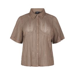 ZIZZI Bluse 'Vjady' Damen Gr&ouml;&szlig;e 9XL/10XL mokka