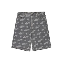 Bershka Shorts Herren Gr&ouml;&szlig;e 44 grey denim / hellgrau