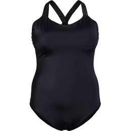 Swim By Zizzi Badeanzug 'Sfilli' Damen Gr&ouml;&szlig;e 8XL schwarz