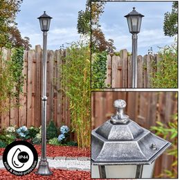 hofstein Loria Kandelaber Schwarz, Silber, 1-flammig