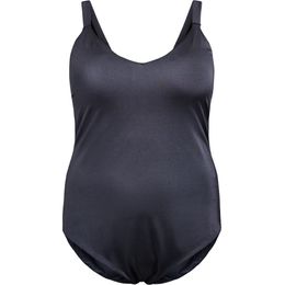 Swim By Zizzi Badeanzug Damen Gr&ouml;&szlig;e 7XL anthrazit