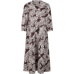 Camel Active Midi Stufenkleid Beere/Wei&szlig; (Gr&ouml;&szlig;e: XL)