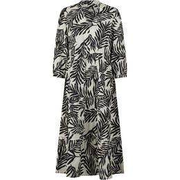 Camel Active Midi Stufenkleid Schwarz/Wei&szlig; (Gr&ouml;&szlig;e: M)