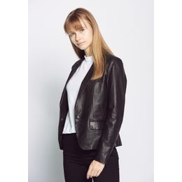 Lederjacke Maze "42020113", Damen, Gr. L, schwarz, Obermaterial: 100% Lammleder. Futter: 100% Polyester, Jacken