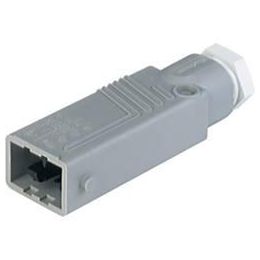 Hirschmann 931 692-106-1 Netz-Steckverbinder STAS Stecker, gerade Gesamtpolzahl: 5 + PE 6 A Grau 1 St.