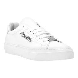 Philipp Plein Low-Top Sneaker - Sneaker Signature - Gr. 40 (EU) - in Wei&szlig; - f&uuml;r Damen