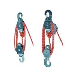 Flaschenzug 220kg mit Seilbremse Schoerken ; E/D/E (10814)