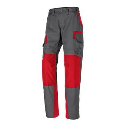 KÜBLER WORKWEAR Kübler INNOVATIQ Damenhose anthrazit/mittelrot Größe 44 ; Kübler Workwear (25305370-9755-44)