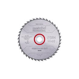 Metabo Sägeblatt "precision cut wood - professional", 254x2,4/1,6x30, Z40 WZ 20° (628059000)