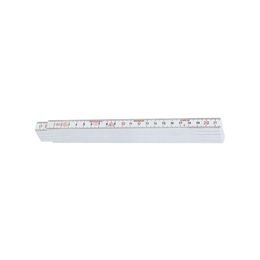 Hultafors Gliedermaßstab Kunststoff 1mx13mm weiß (480387)