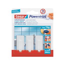Tesa Powerstrips Haken Small Classic,wei&szlig; (57530-00013-20)
